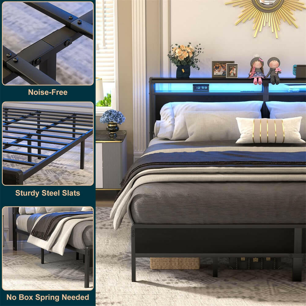 Industrial steel bed frame store