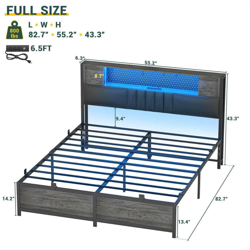 Bedroom Furniture Including Bed Frame, Closet System, Vanity Desk – Unikito